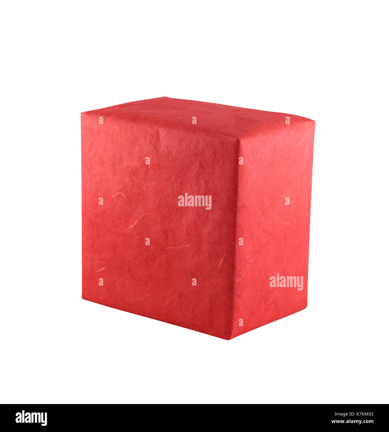 Red gift box isolated on white background and have clipping paths Stock ...
