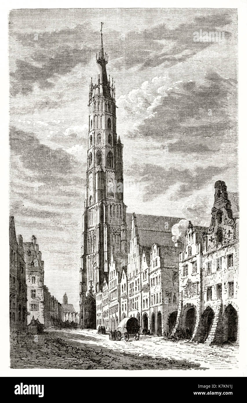 Gothic church drawing hi-res stock photography and images - Alamy