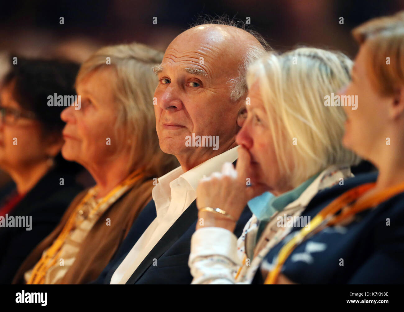Liberal Democrat leader Sir Vince Cable and his wife Rachel Smith ...