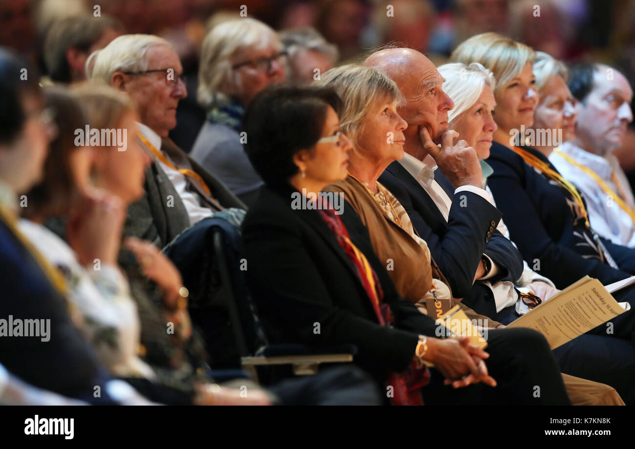 Liberal Democrat leader Sir Vince Cable and his wife Rachel Smith ...