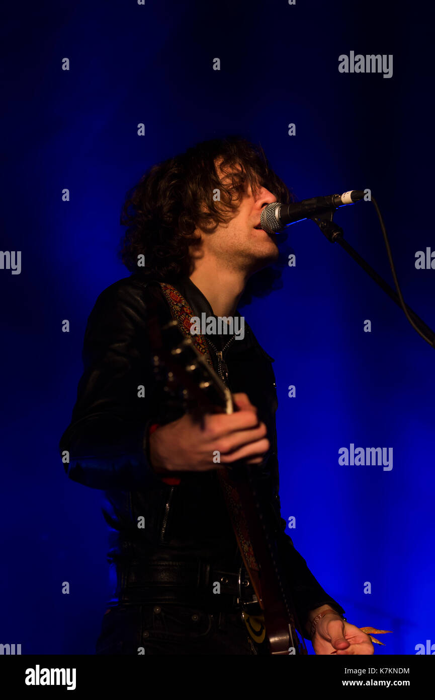 Thornhill, Scotland, UK - September 1, 2017: Ethan Ives of American ...
