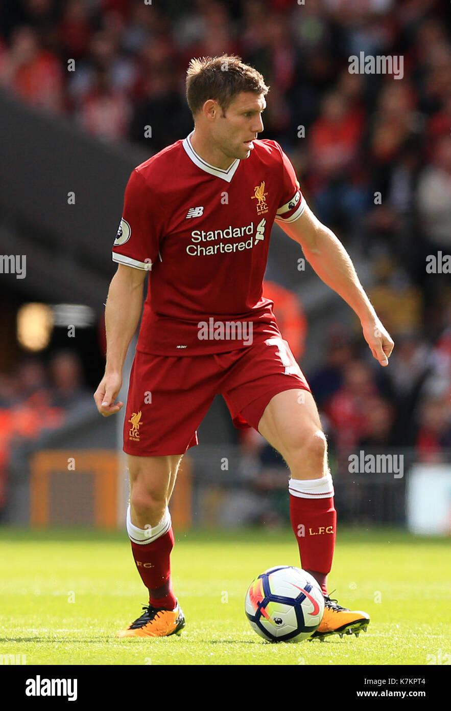 Liverpool's James Milner Stock Photo - Alamy