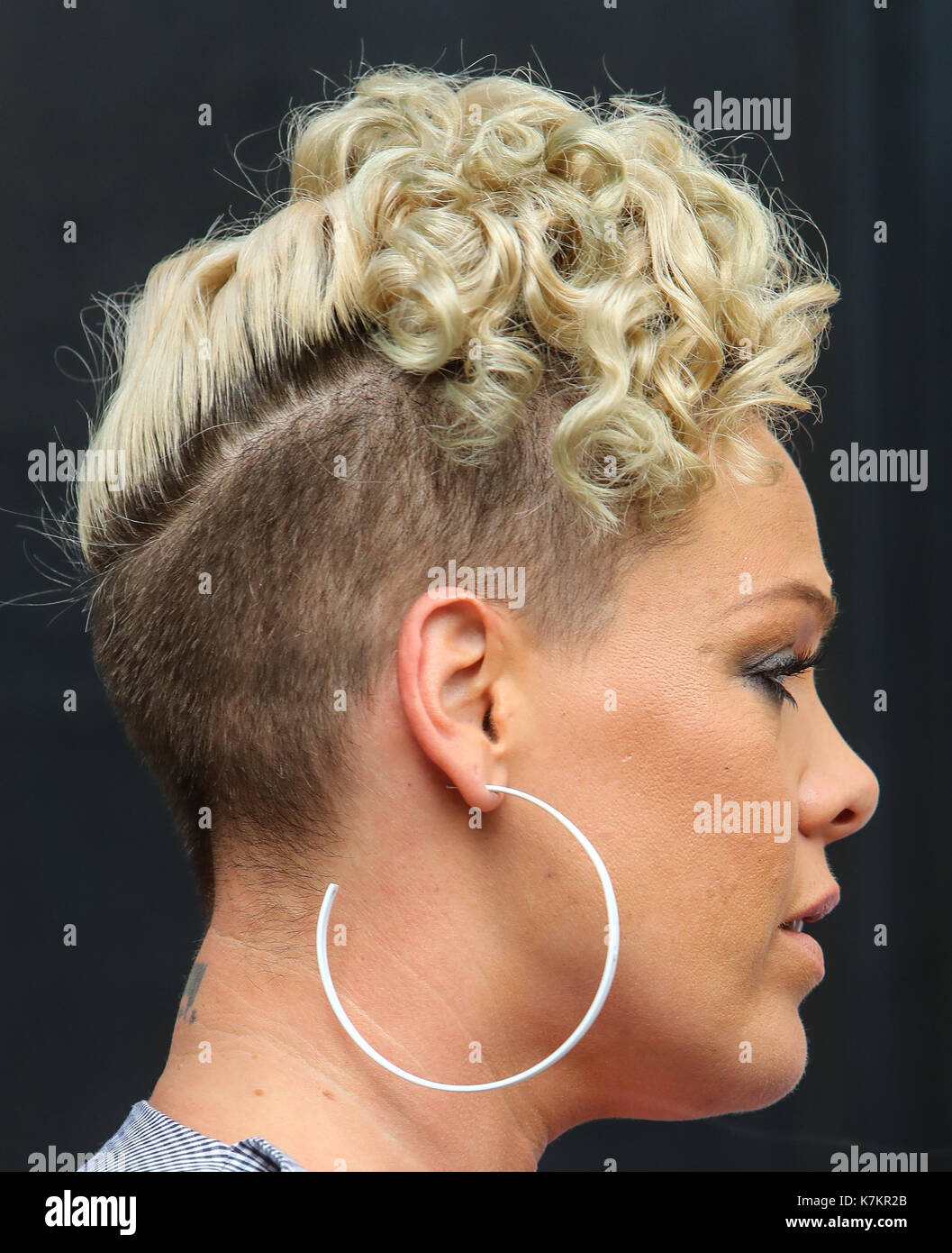 Pink at the Absolute Radio studios Featuring: Pink, Alicia Moore Where ...