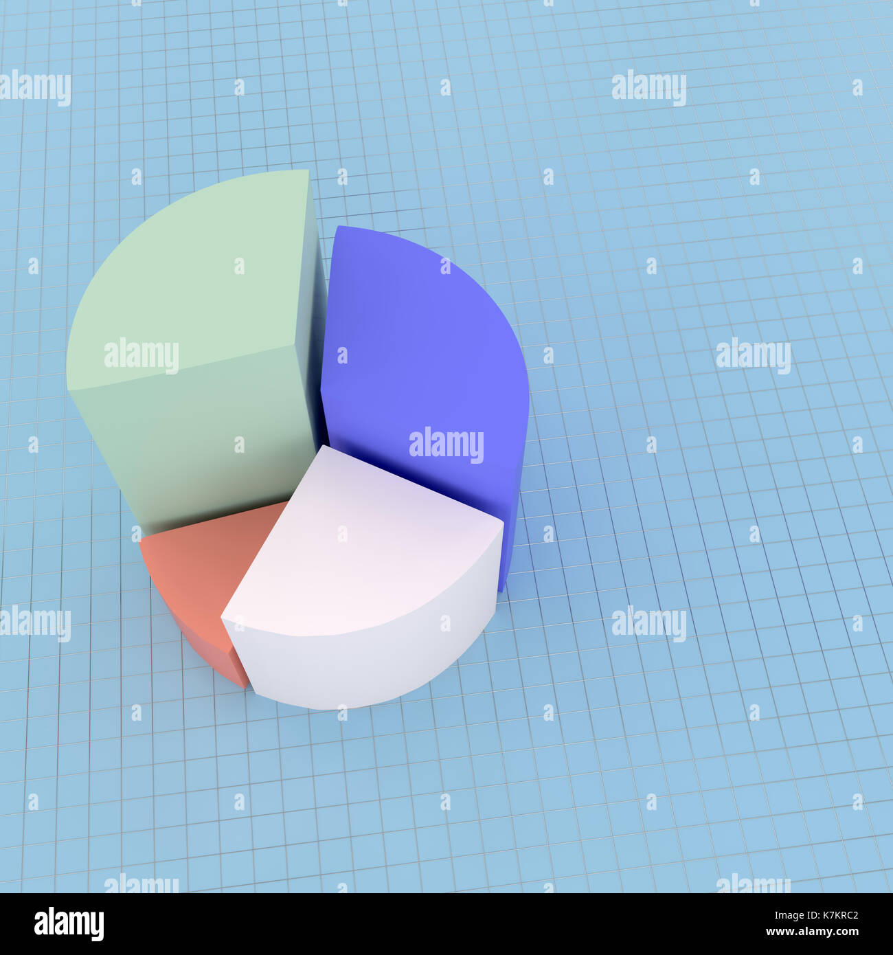 3d Pie Chart 3 Pieces