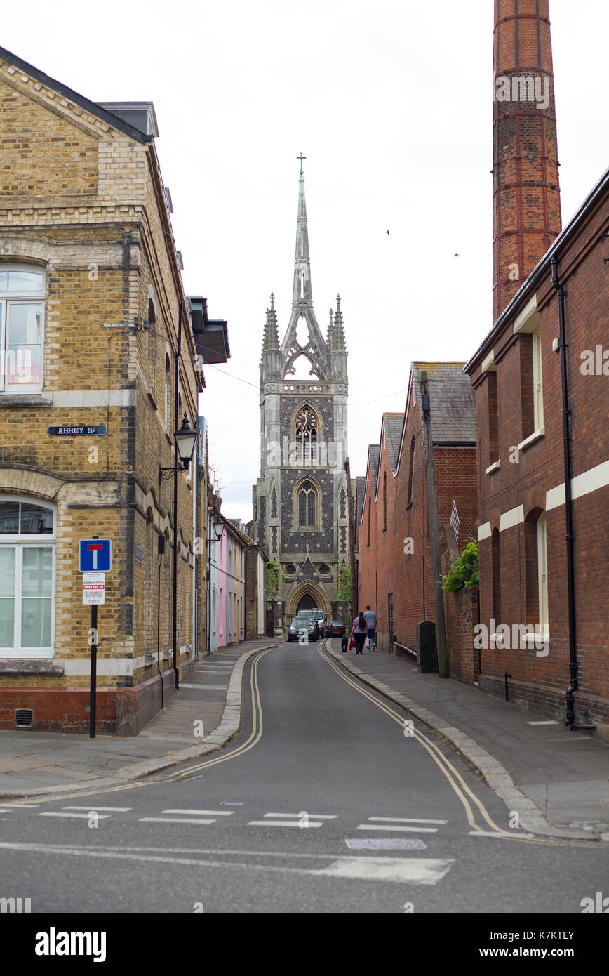 Mary of Charity church, Faversham, Kent Stock Photo - Alamy