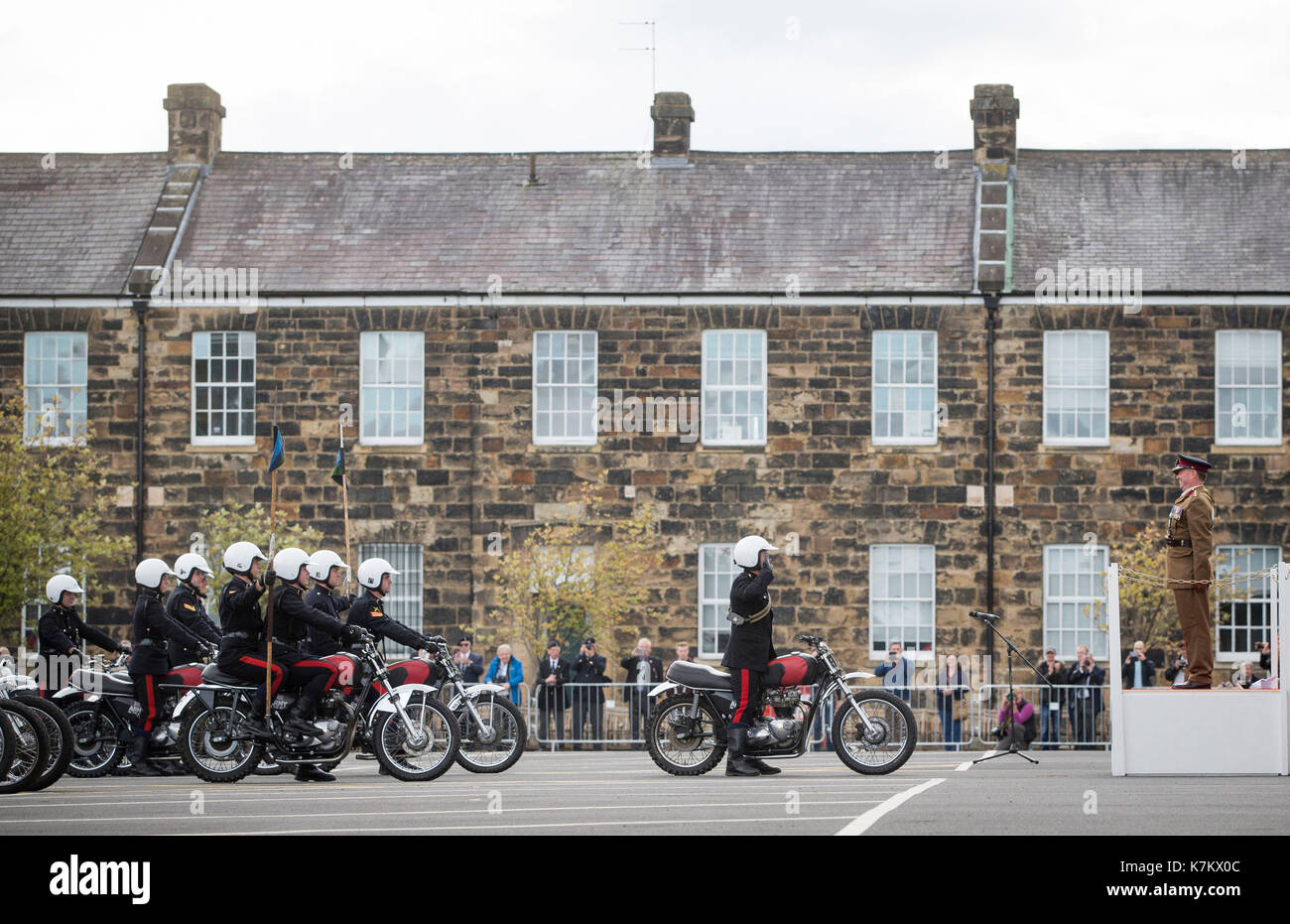 On the final day of their public performances, motorcycle display team ...