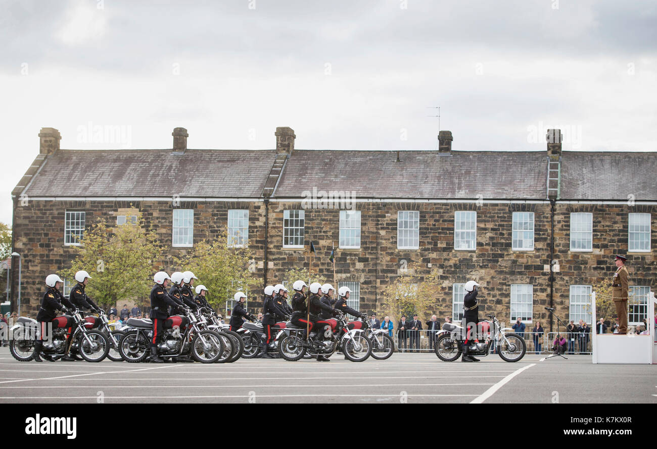 On the final day of their public performances, motorcycle display team ...