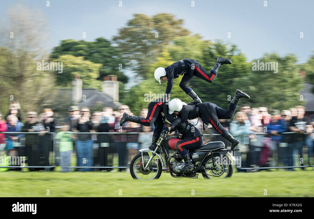 Motorcycle display team the White Helmets during their final public ...