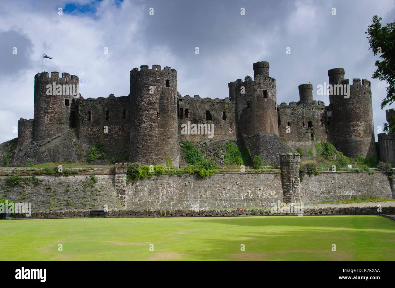 Welsh famous landmark tourism travel history north wales hi-res stock ...