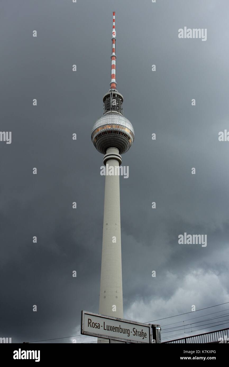 Tv Tower of Berlin, Germany Stock Photo - Alamy