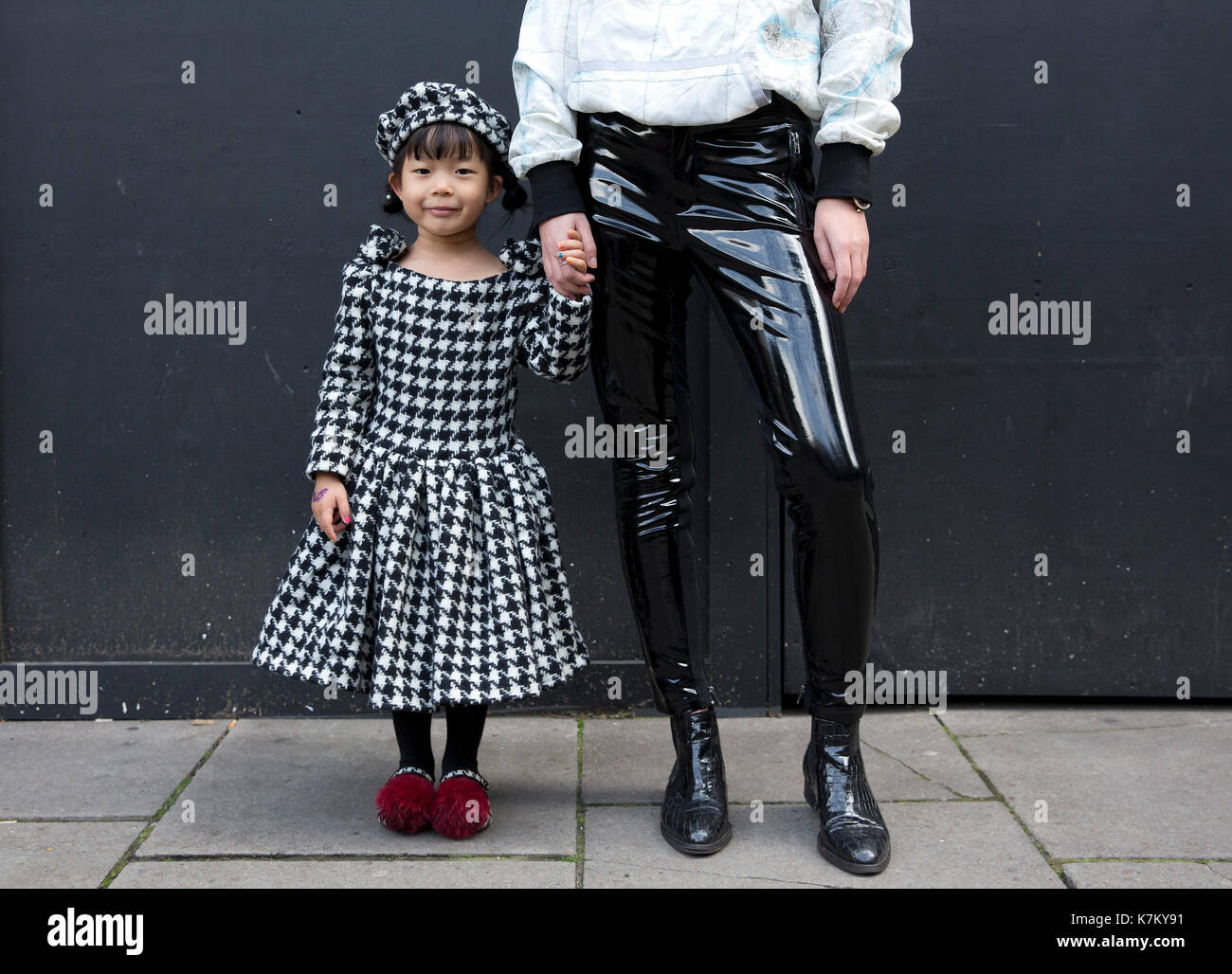 Elsa Dai, four, wears a design by her mother Dan Dai, from China ...
