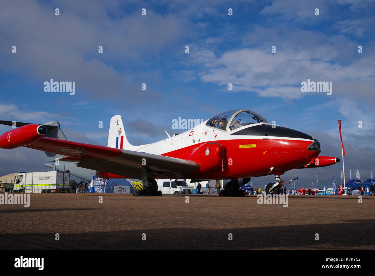 Jet Provost T5A XW324, G-BWSG, Fairford, RIAT Stock Photo - Alamy