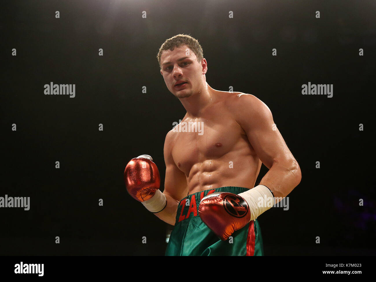 Zak Chelli celebrates beating Adam Jones in the Super-Middleweight ...