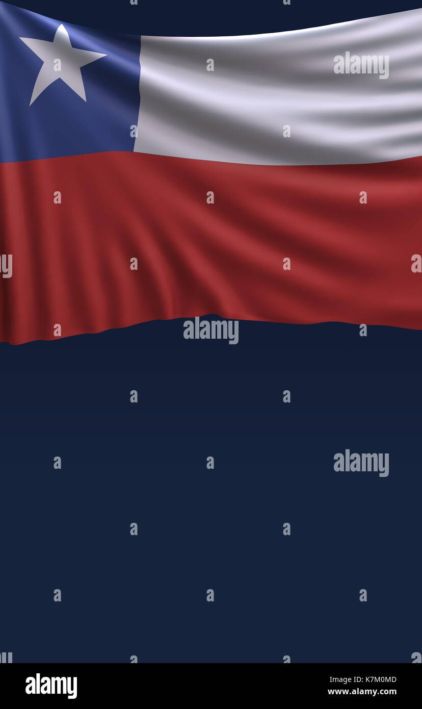 3d flag chile chilean hi-res stock photography and images - Alamy