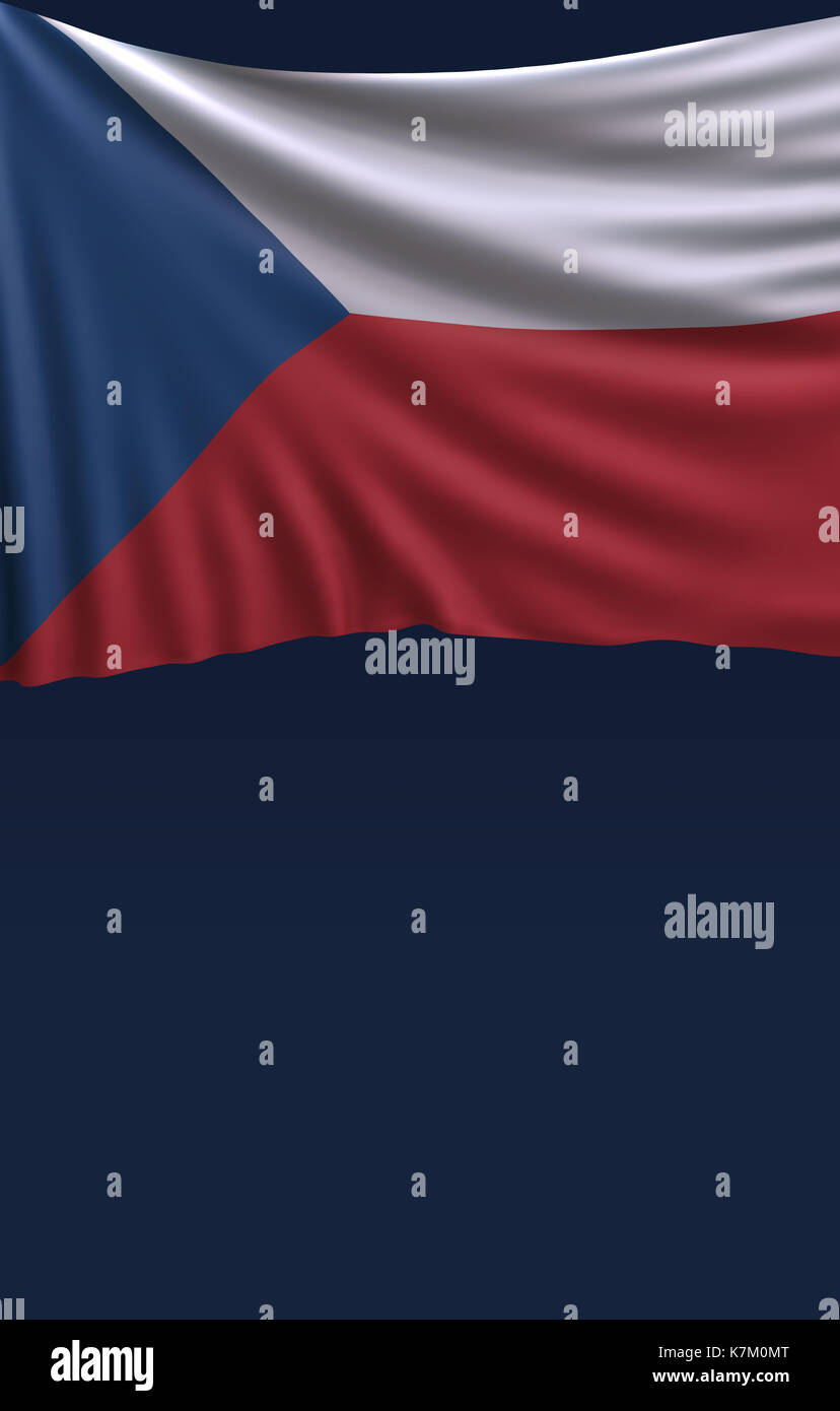 Flag Czech Republic Render, Czech Flag (3D Render Stock Photo - Alamy