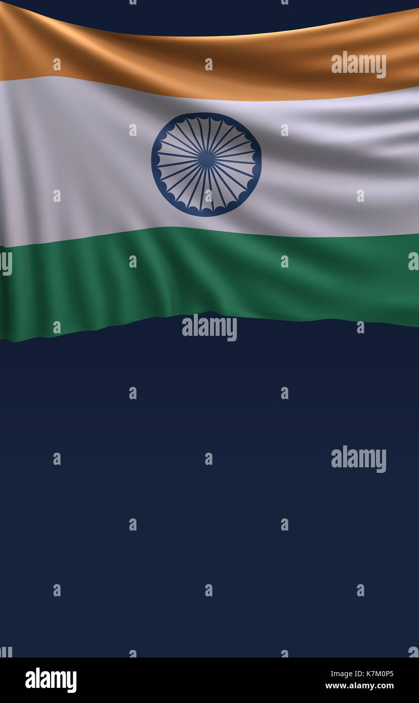 flag India render, Indian Flag (3D Render Stock Photo - Alamy
