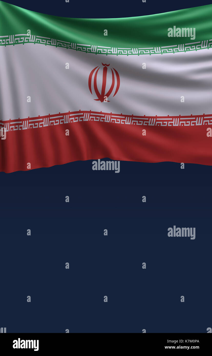 flag Iran render, Iranian Flag (3D Render Stock Photo - Alamy