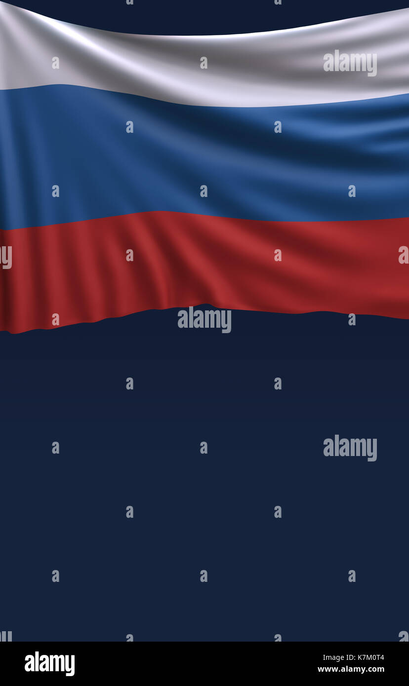 Abstract Russia Flag, Russian Colors 3D Render Stock Photo - Alamy