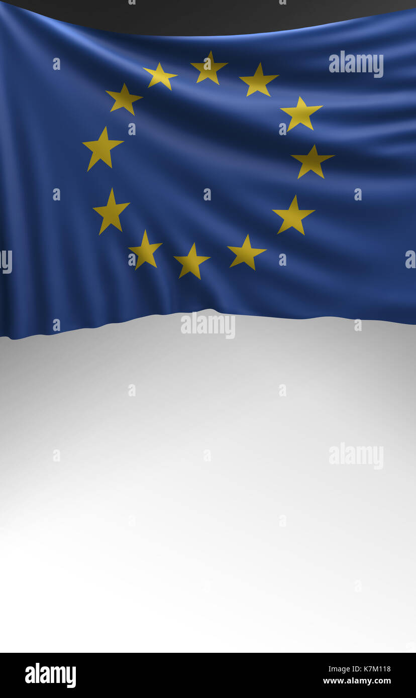 Flag EU Render, European Flag (3D Render Stock Photo - Alamy