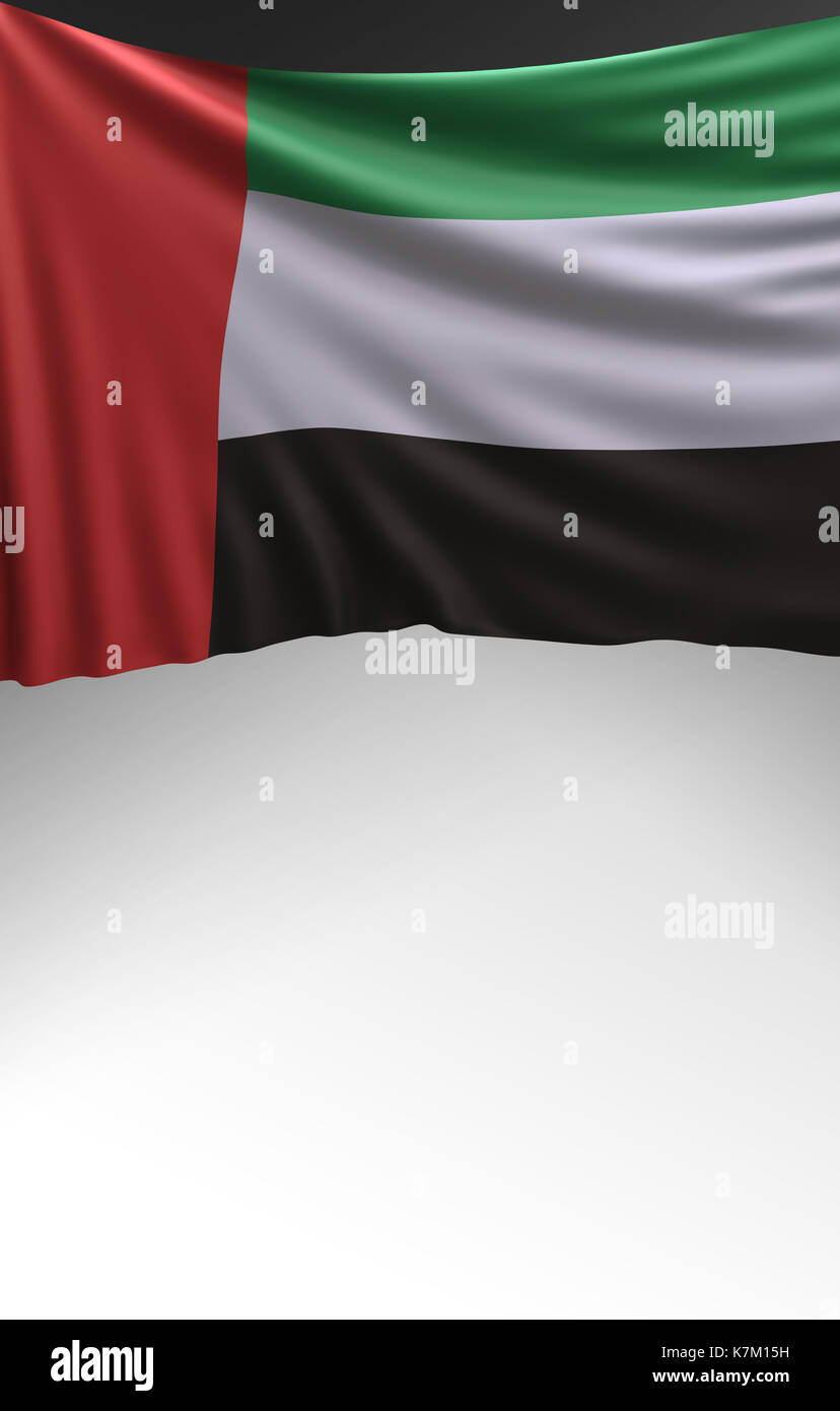Flag United Arab Emirates Colors, UAE Flag (3D Render Stock Photo - Alamy