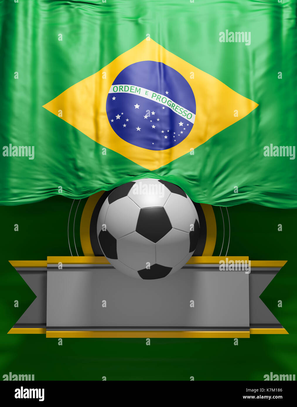 Abstract poster design brasil flag hi-res stock photography and images ...