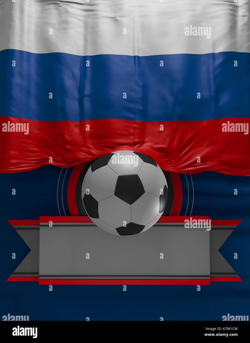 Abstract Russia Flag, Russian Colors 3D Render Stock Photo - Alamy