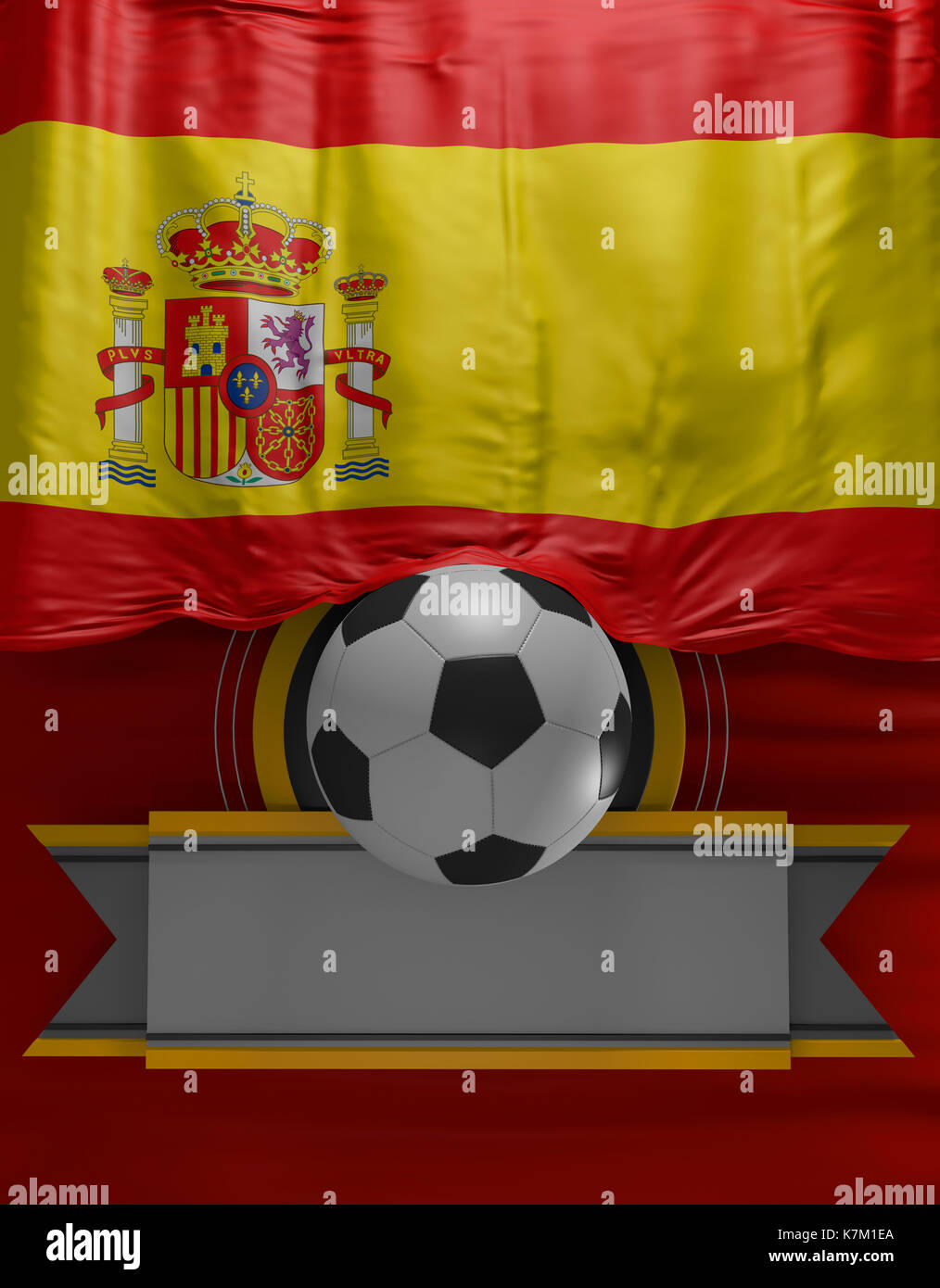 Flag Spanish Colors, Spain Flag (3D Render Stock Photo - Alamy