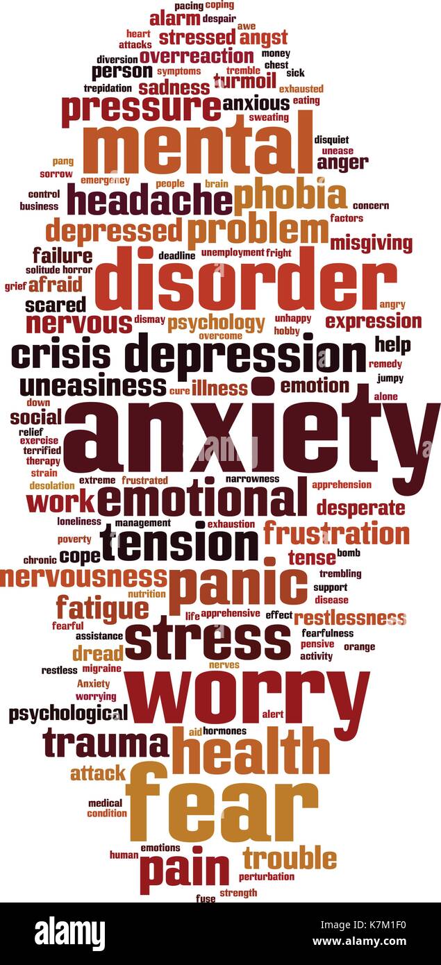 Mental disorder concept nervous Stock Vector Images - Alamy