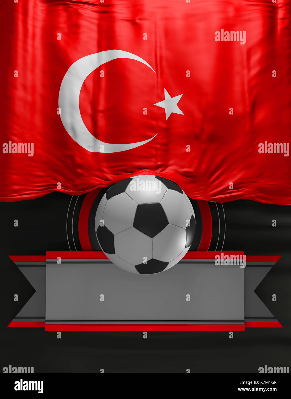 Flag Turkish Colors, Turkey Flag (3D Render Stock Photo - Alamy