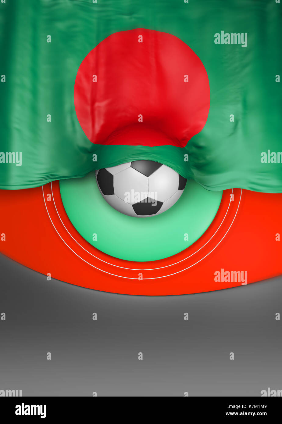 Colors of Bangladesh, Bangladeshi Flag (3D Render Stock Photo - Alamy