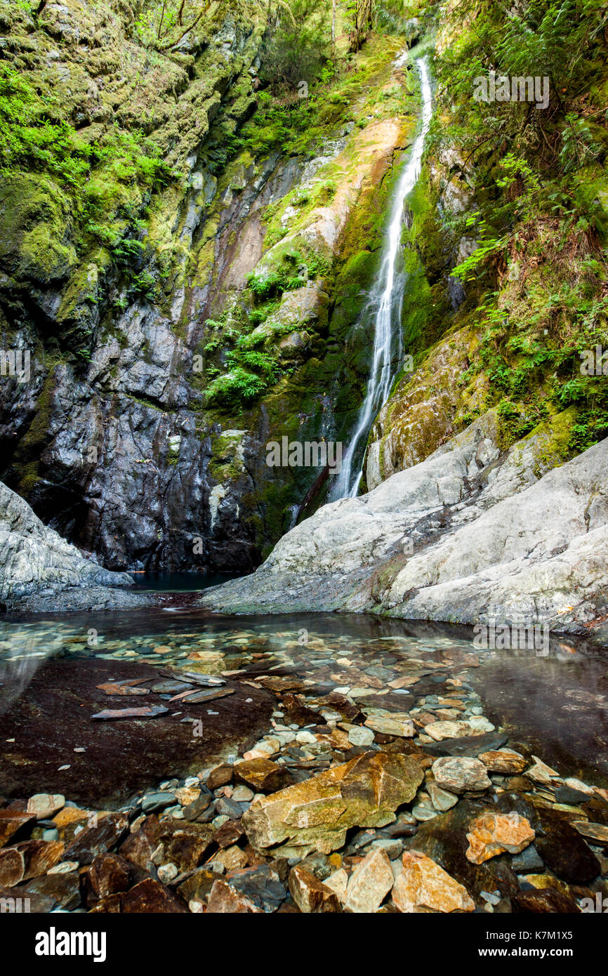Clear pool at base of Niagara Falls - Goldstream Provincial Park ...