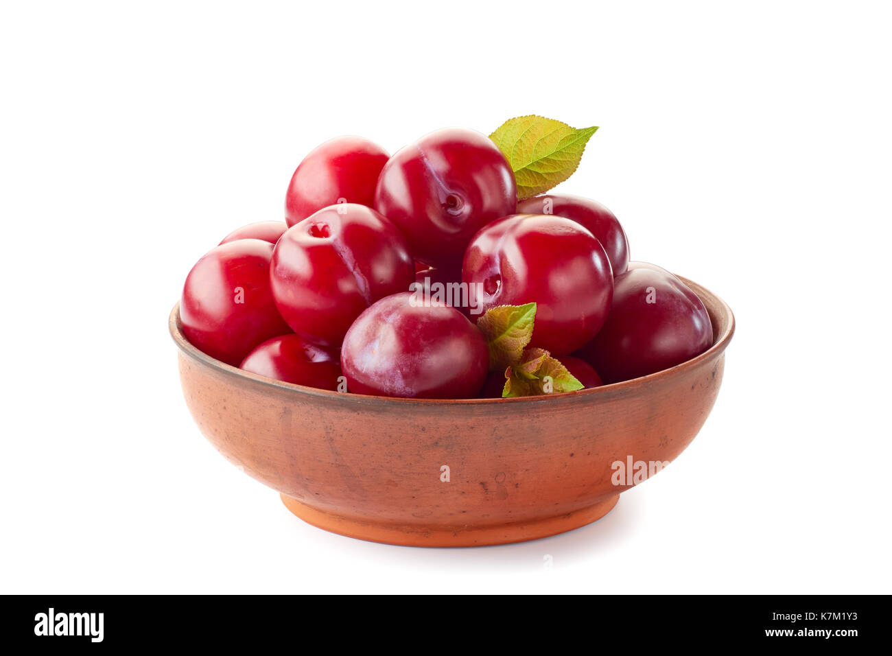 Fresh ripe autumn plums hi-res stock photography and images - Alamy