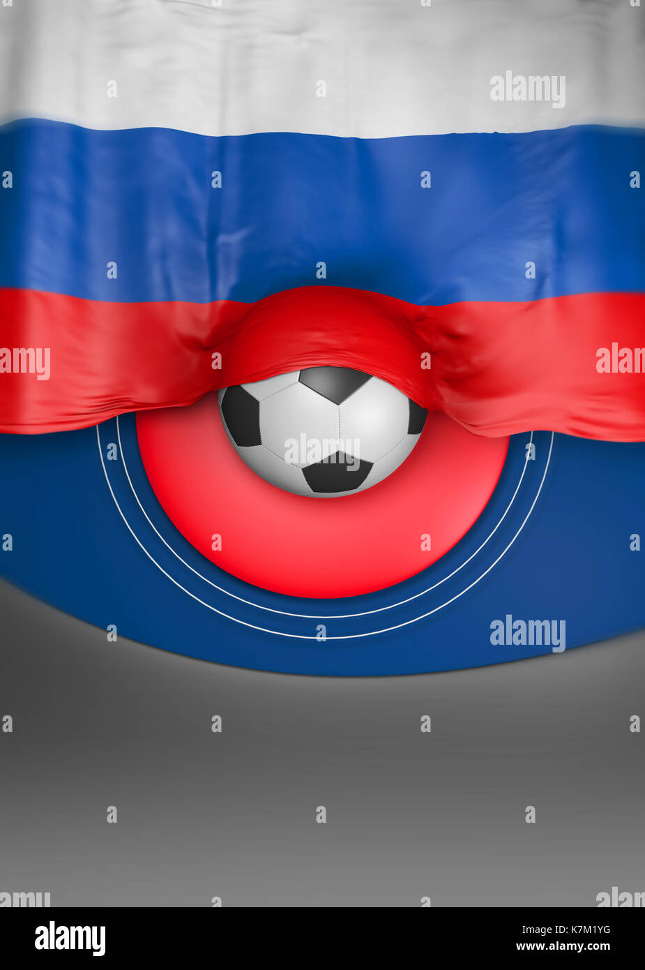Abstract Russia Flag, Russian Colors 3D Render Stock Photo - Alamy