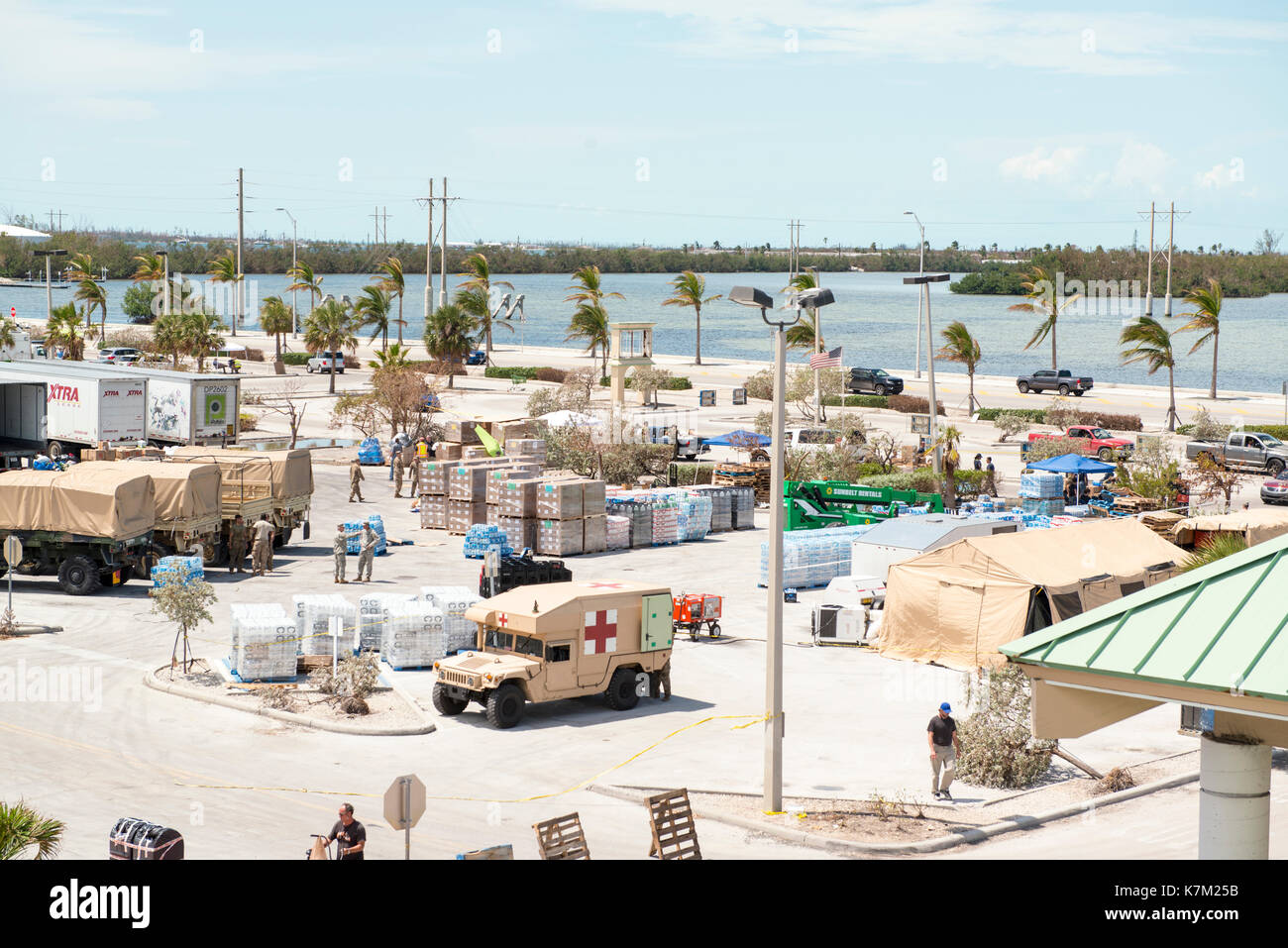 Hurricane Irma Relief Effort Stock Photo - Alamy