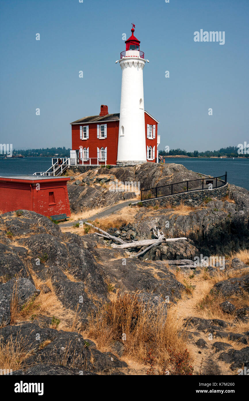 Fisgard Lighthouse and Fort Rodd Hill, Victoria, Vancouver Island ...