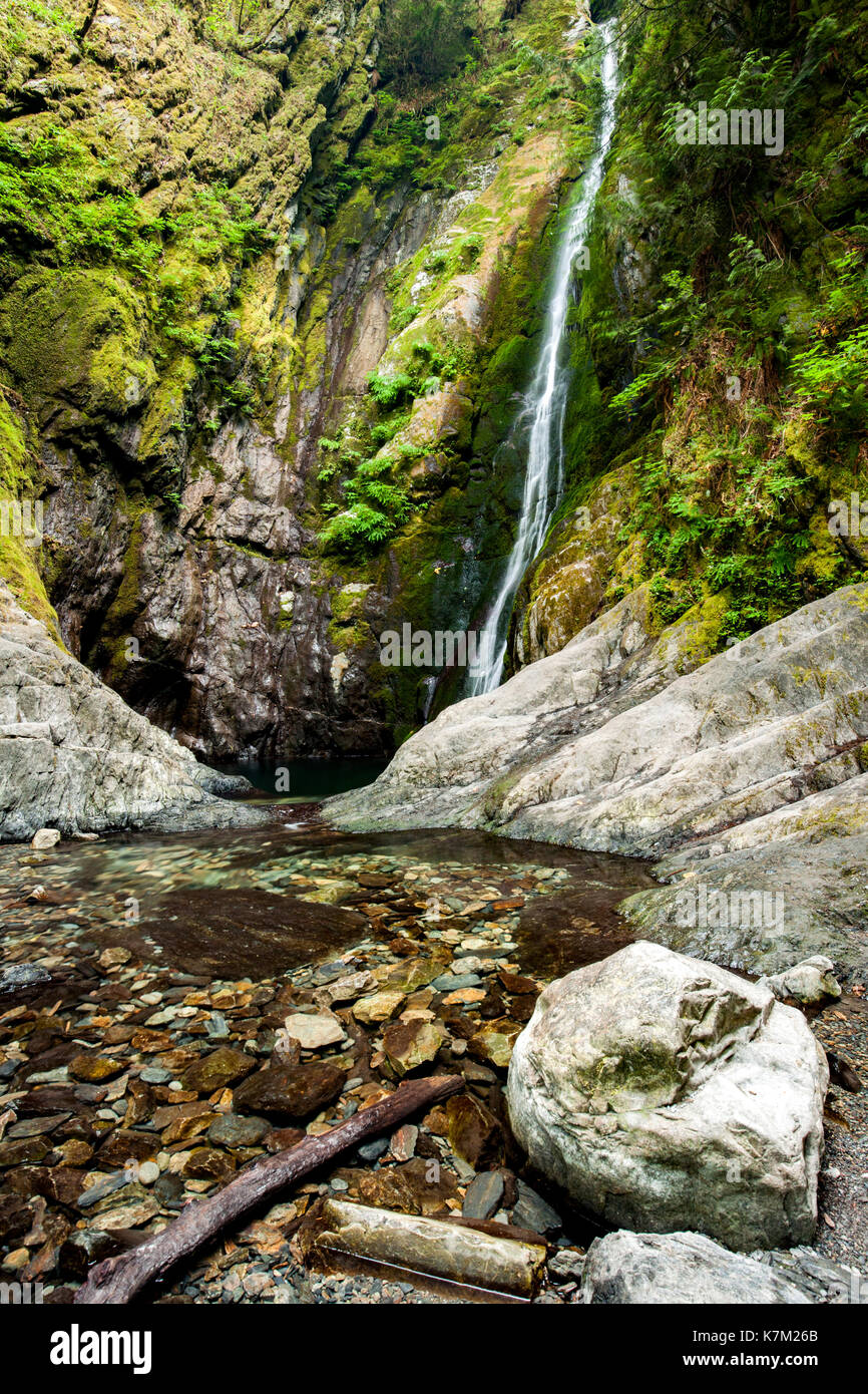 Clear pool at base of Niagara Falls - Goldstream Provincial Park ...