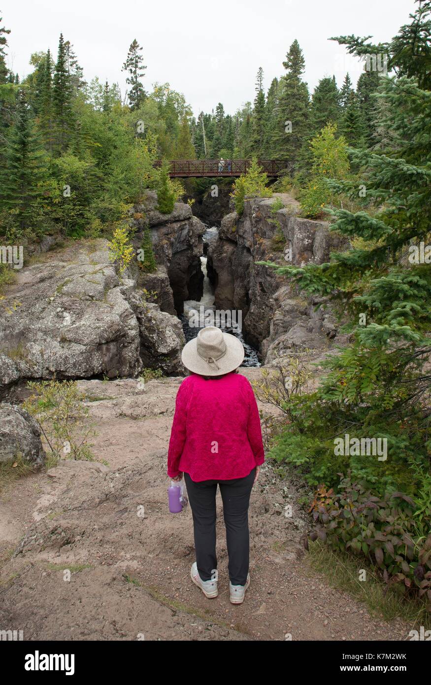 The Temperance River gorge, near Schroeder, Minnesota, USA Stock Photo ...