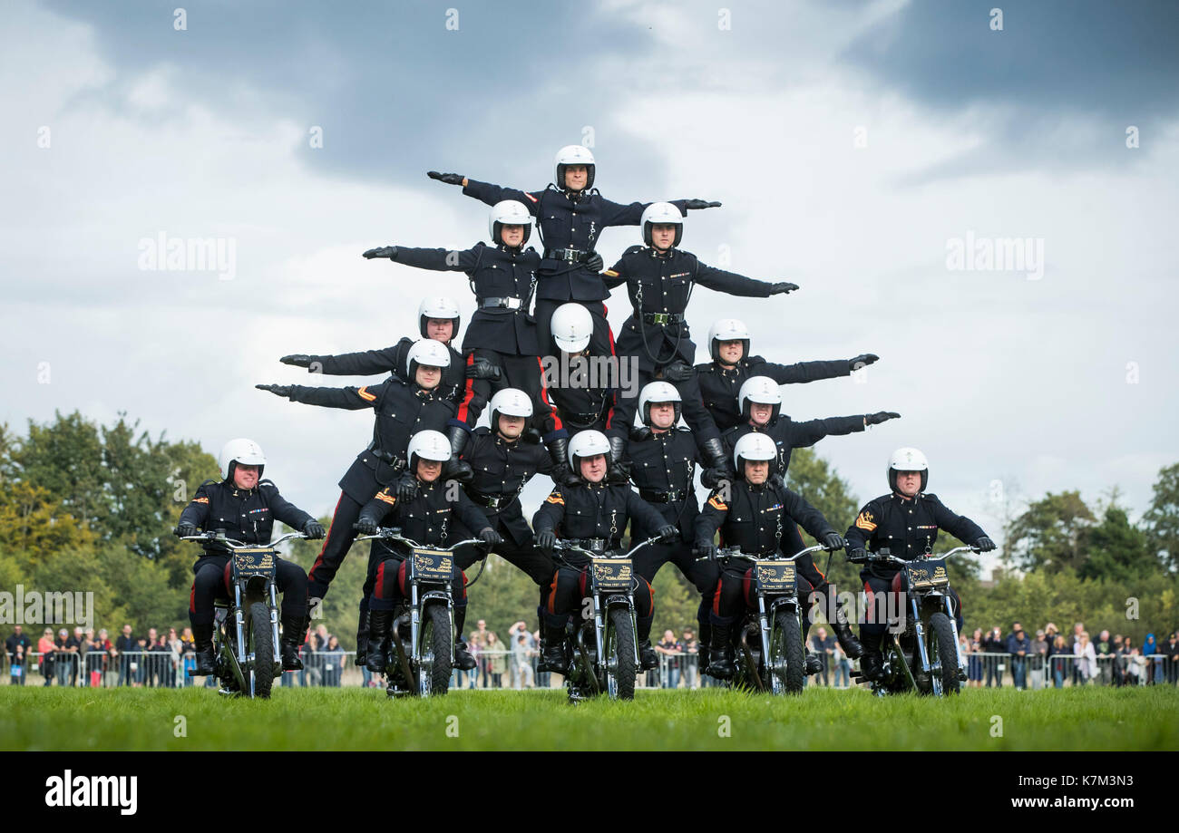 Motorcycle display team the White Helmets during their final public ...