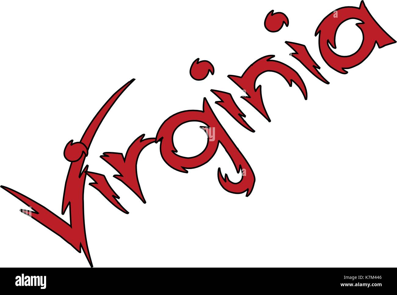 Virginia text sign illustrationon white background Stock Vector Image ...