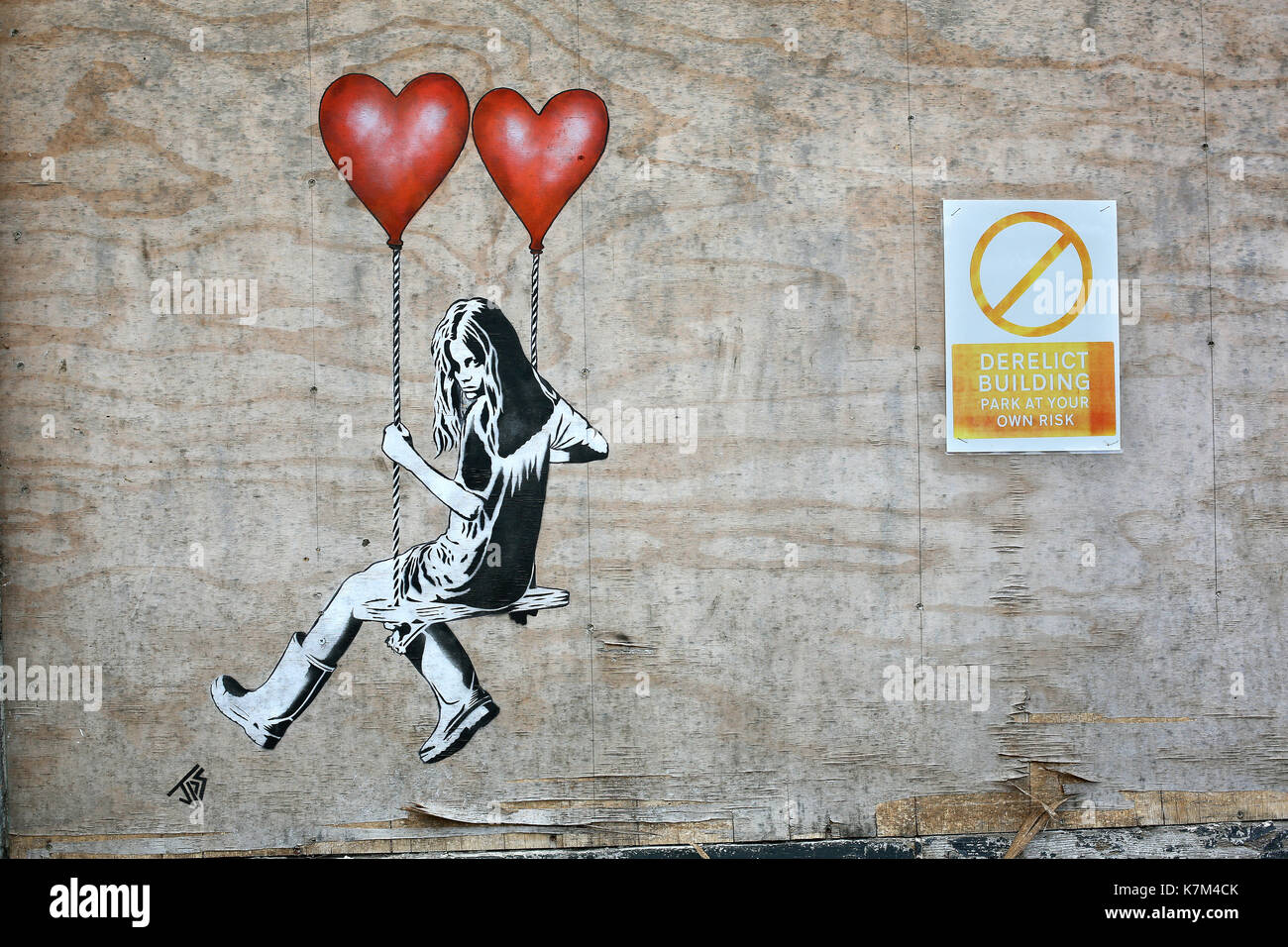 Street art by JPS, real name Jamie Scanlon spotted in Glastonbury ...