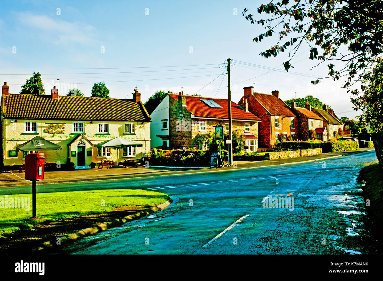Knayton, North Yorkshire Stock Photo - Alamy