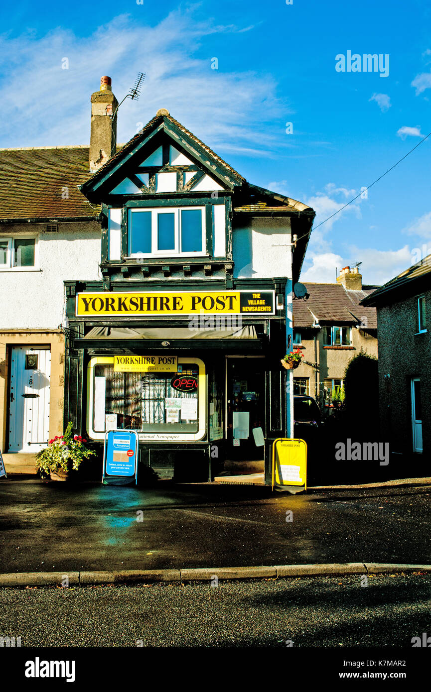 The Village store, Bramhope, Leeds Stock Photo - Alamy