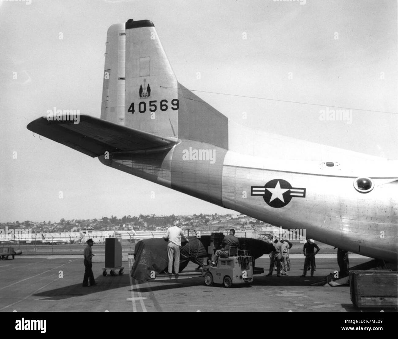A historical aeronautical image showing a Ryan aircraft, providing ...