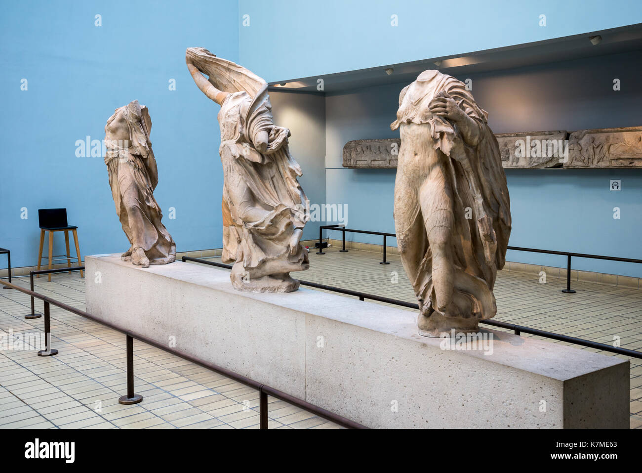 Three Nereids in British Museum, London, Great Britain Stock Photo - Alamy