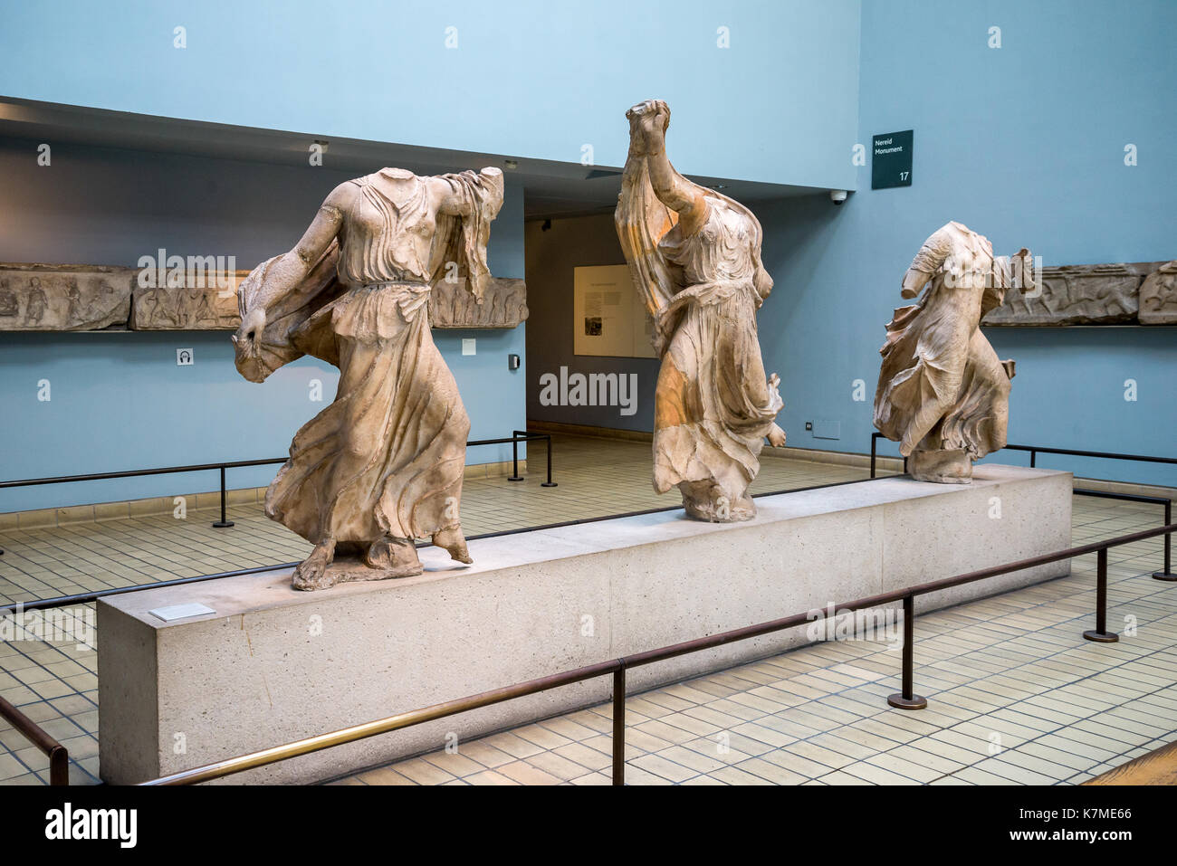 Three Nereids in British Museum, London, Great Britain Stock Photo - Alamy