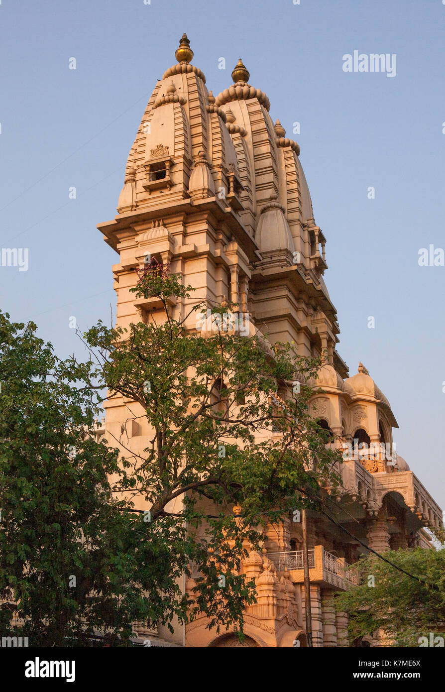 The temple complex of Chattarpur Mandir, without people, South-Western ...