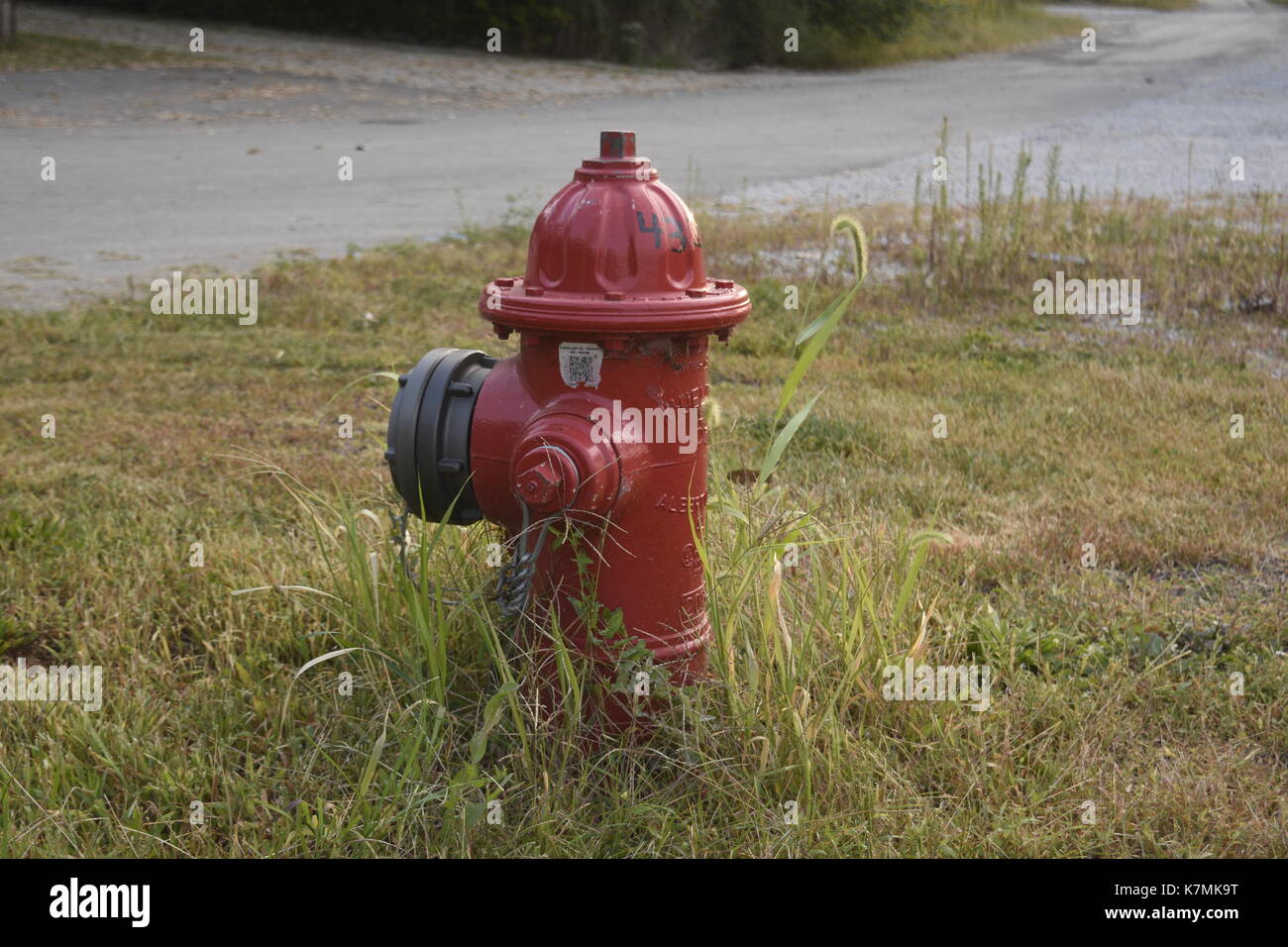 Red Fire Hydrant Stock Photo - Alamy