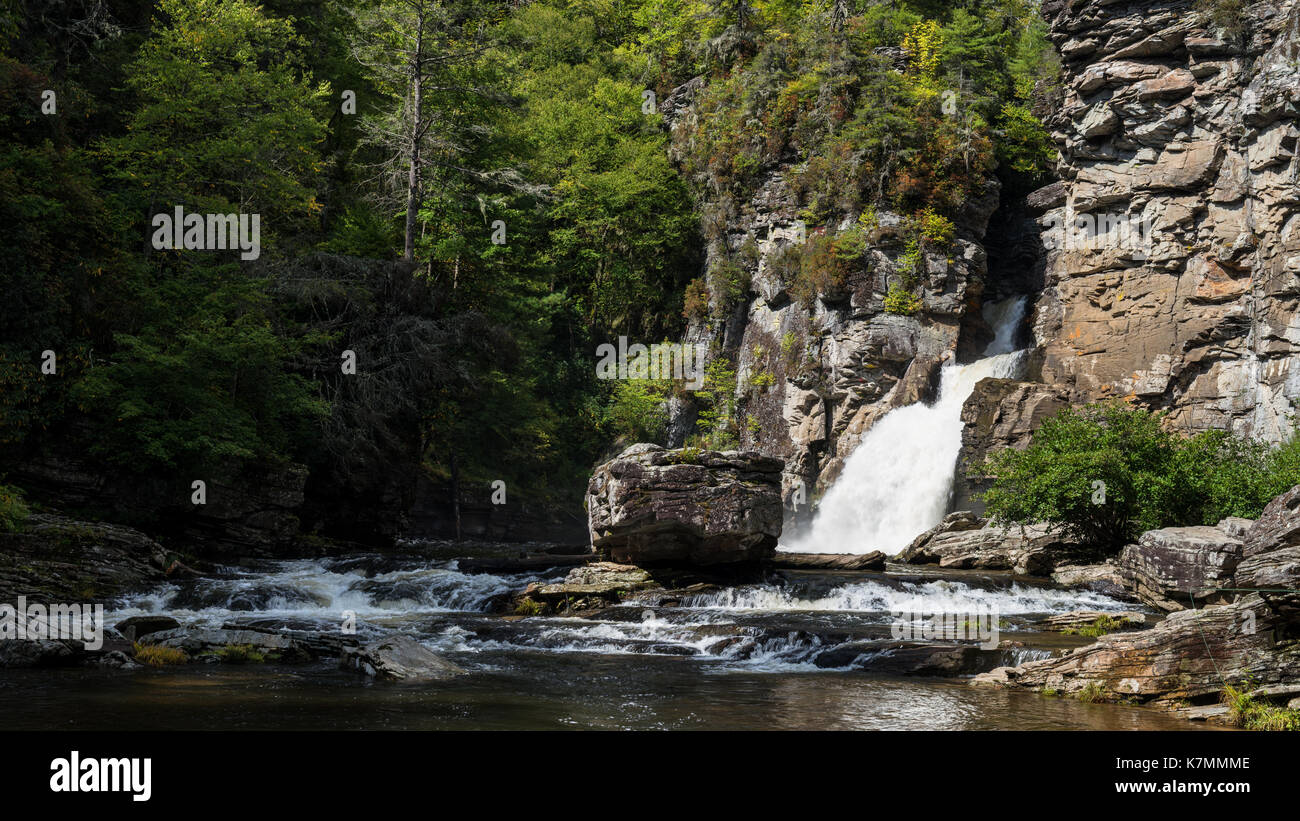 Lower falls linville river hi-res stock photography and images - Alamy