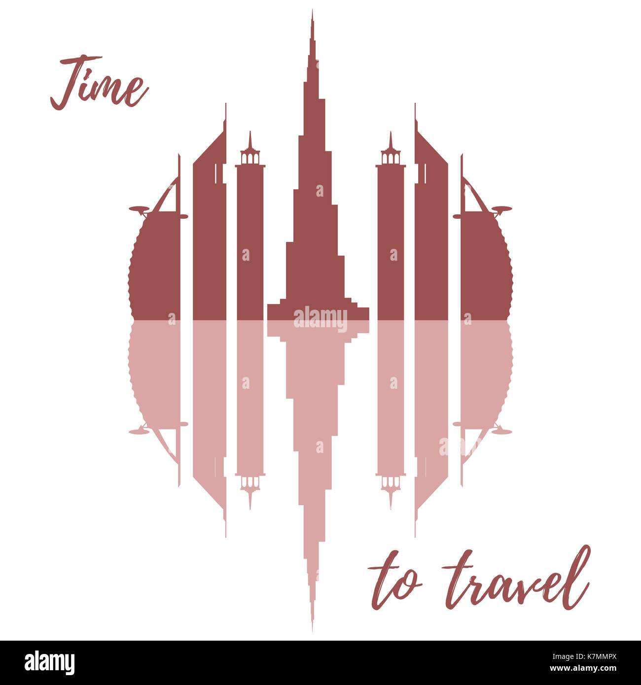 Skyscrapers urban architecture dubai Cut Out Stock Images & Pictures ...