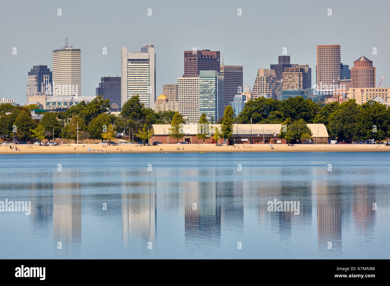 Pleasure Bay with Boston skyline in the background, South Boston ...